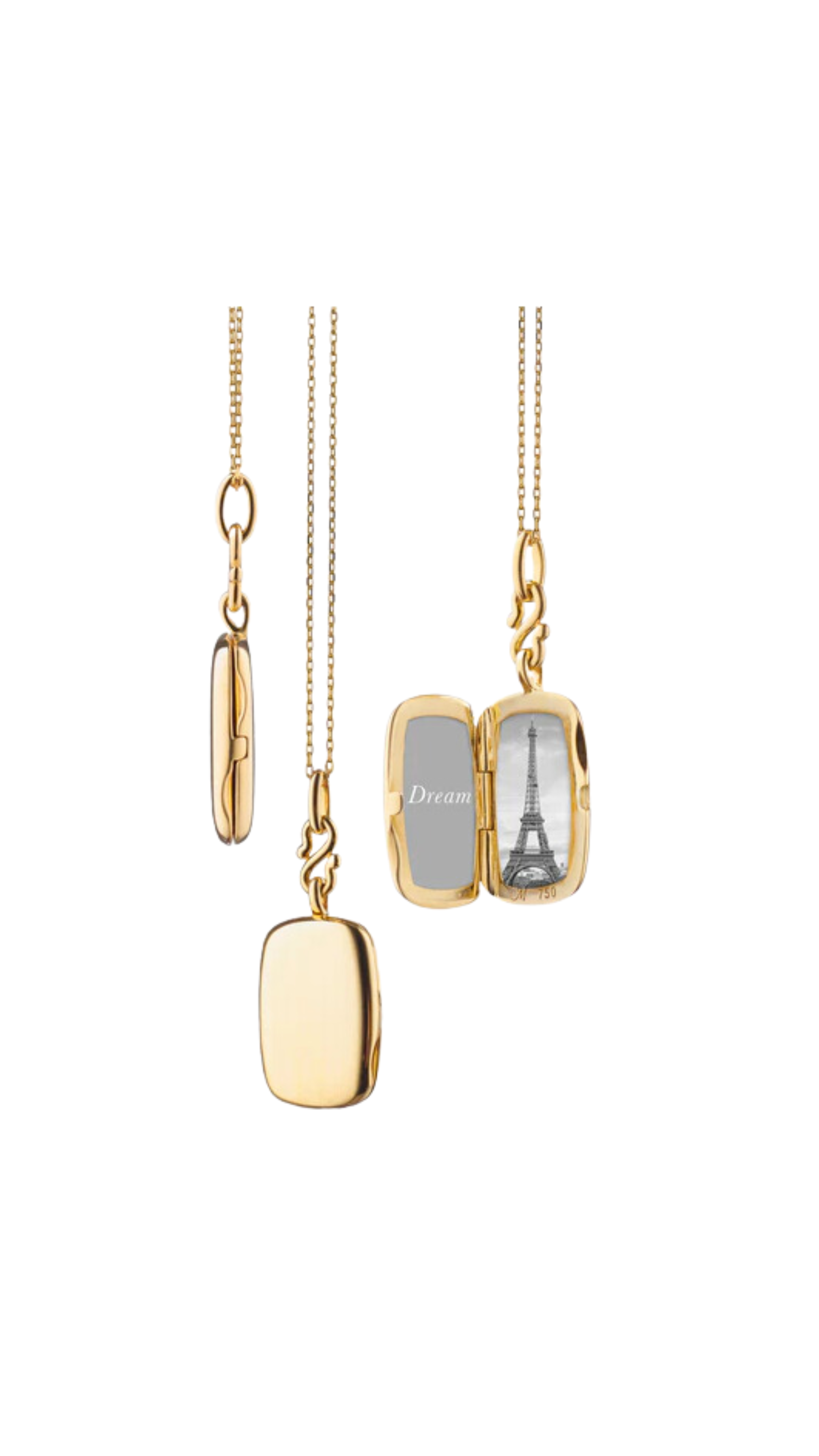 Slim Rectangle Locket – Giganti Jewelry